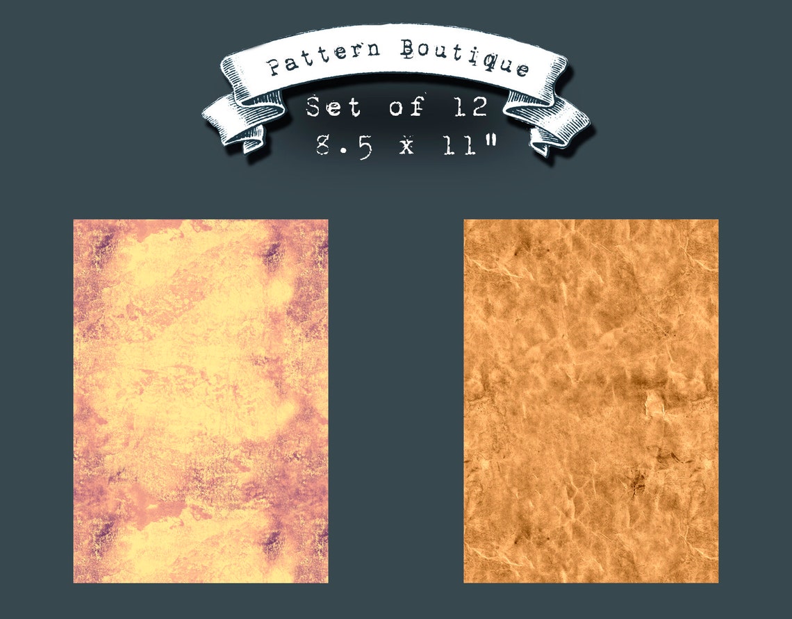 Vintage Grunge Digital Papers Printable Scrapbook Paper Seamless ...