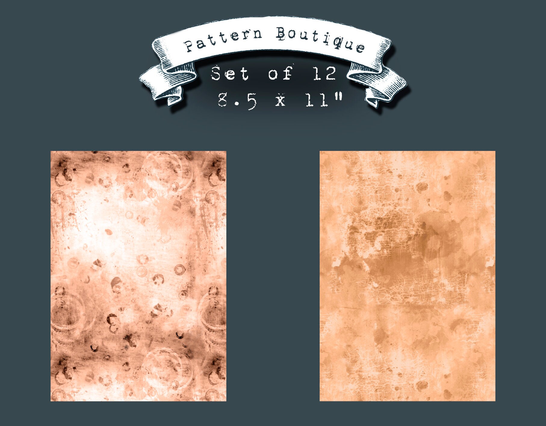 Vintage Grunge Digital Papers Printable Scrapbook Paper Seamless ...