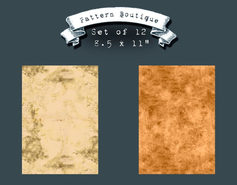 Vintage Grunge Digital Papers Printable Scrapbook Paper Seamless ...