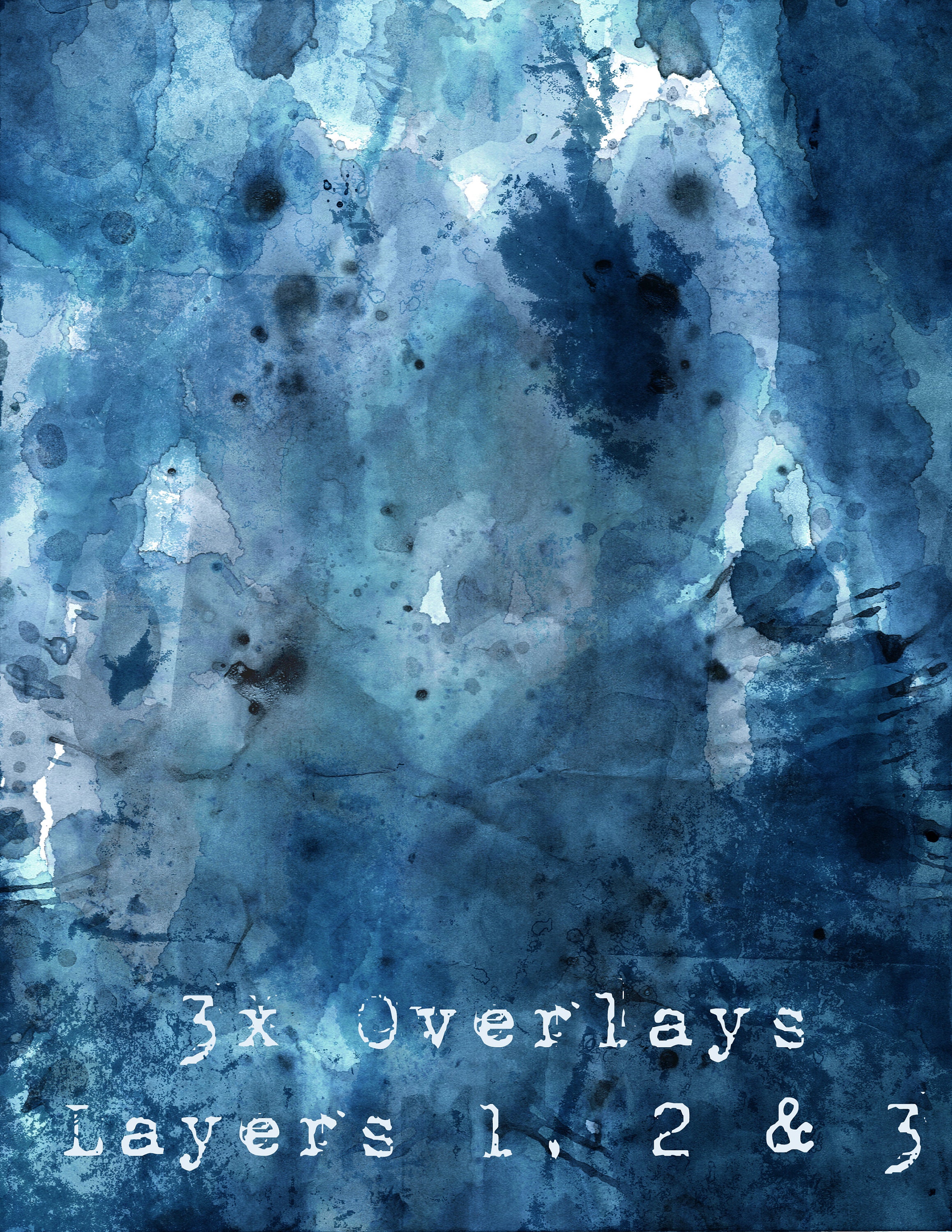 Watercolor Paper Overlays Digital Background Textures 8.5x11 ...