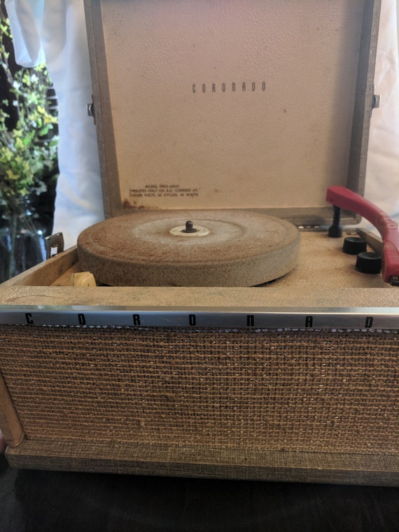 Vintage Coronado Record Player Model PH13-4013C | Etsy