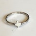Texas Ring/sterling Silver Stackable Ring/tiny Texas Ring/texas State ...