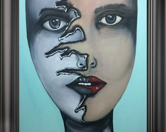 Dual Face Wall Art - Etsy