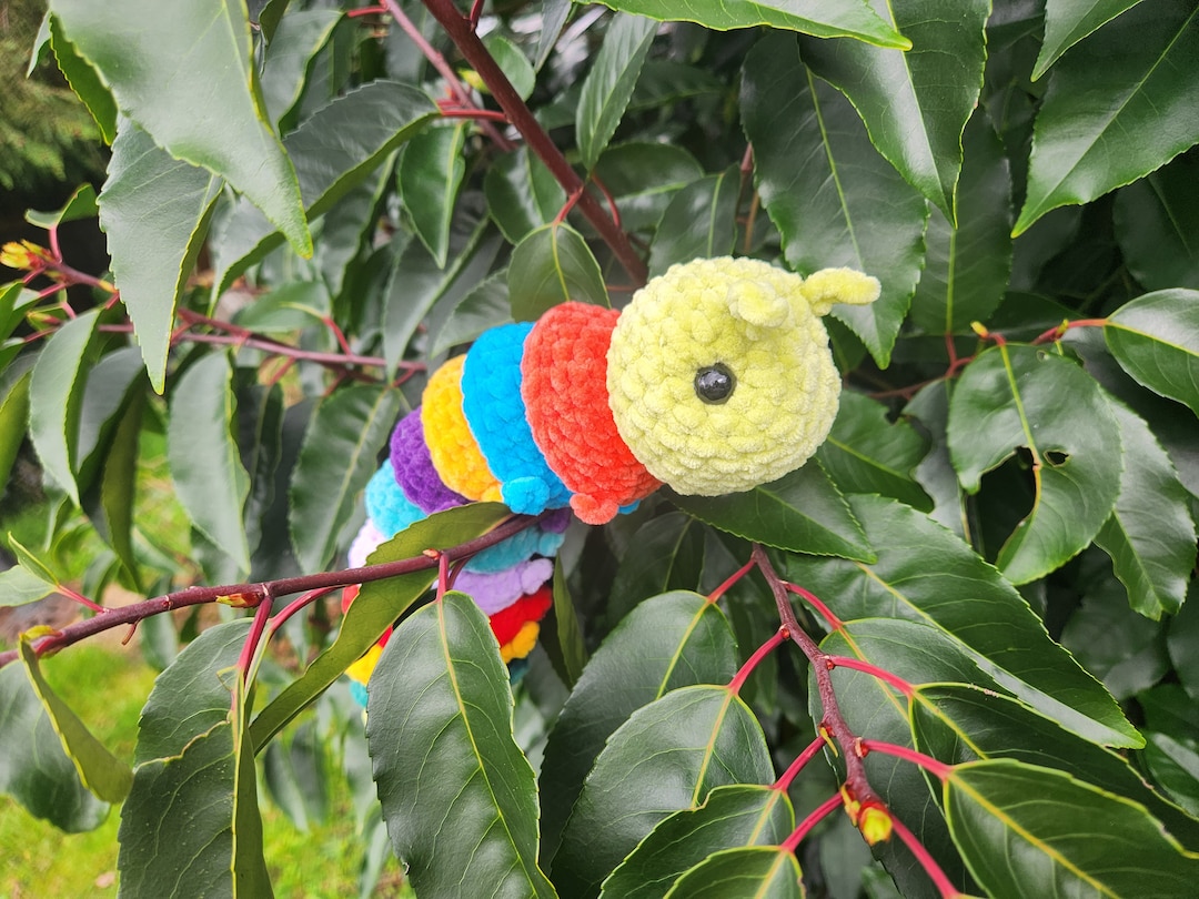 Chantal the Caterpillar - Amigurumi Fidget Toy - Etsy