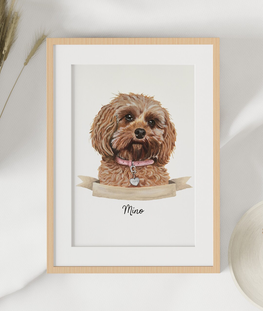 Hand-painted Dog Portrait, Custom Pet Painting, Unique Keepsake - Etsy