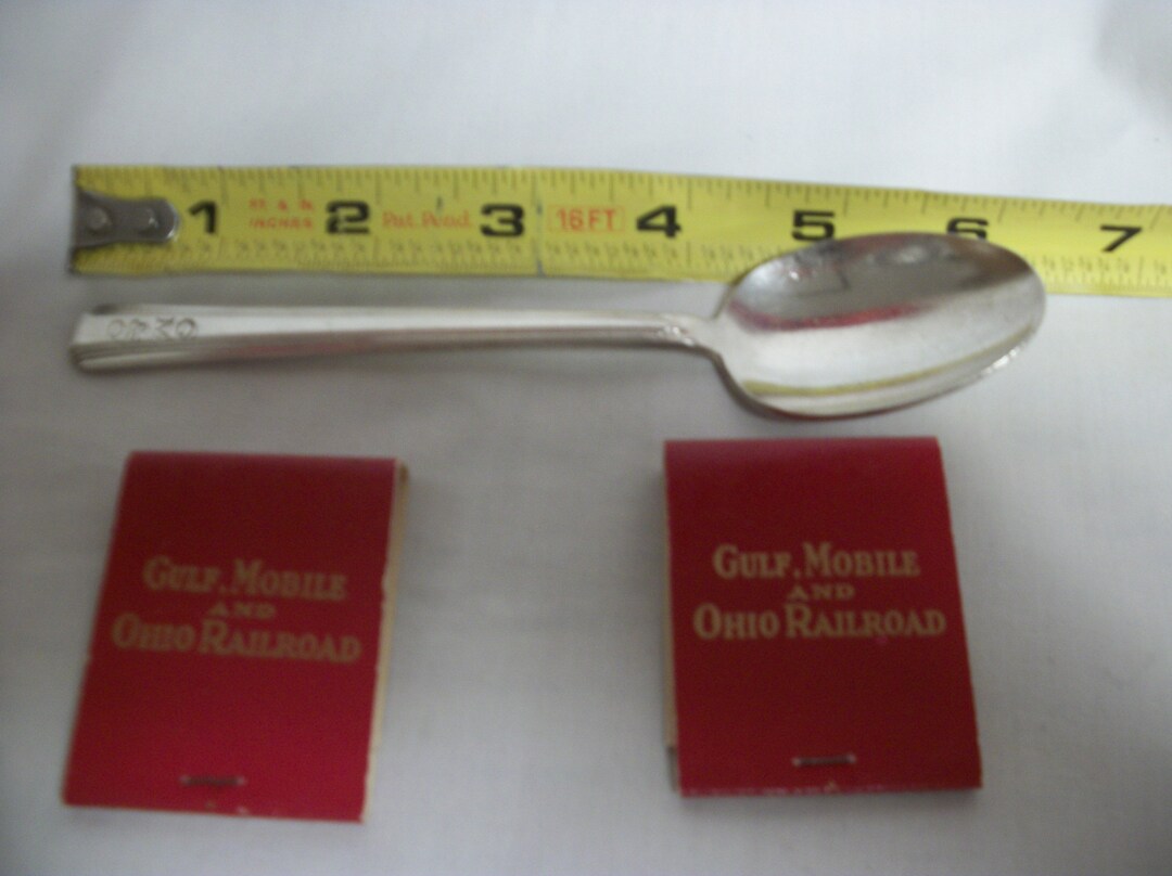 Gulf Mobile and Ohio Railroad Spoon and Matches - Etsy