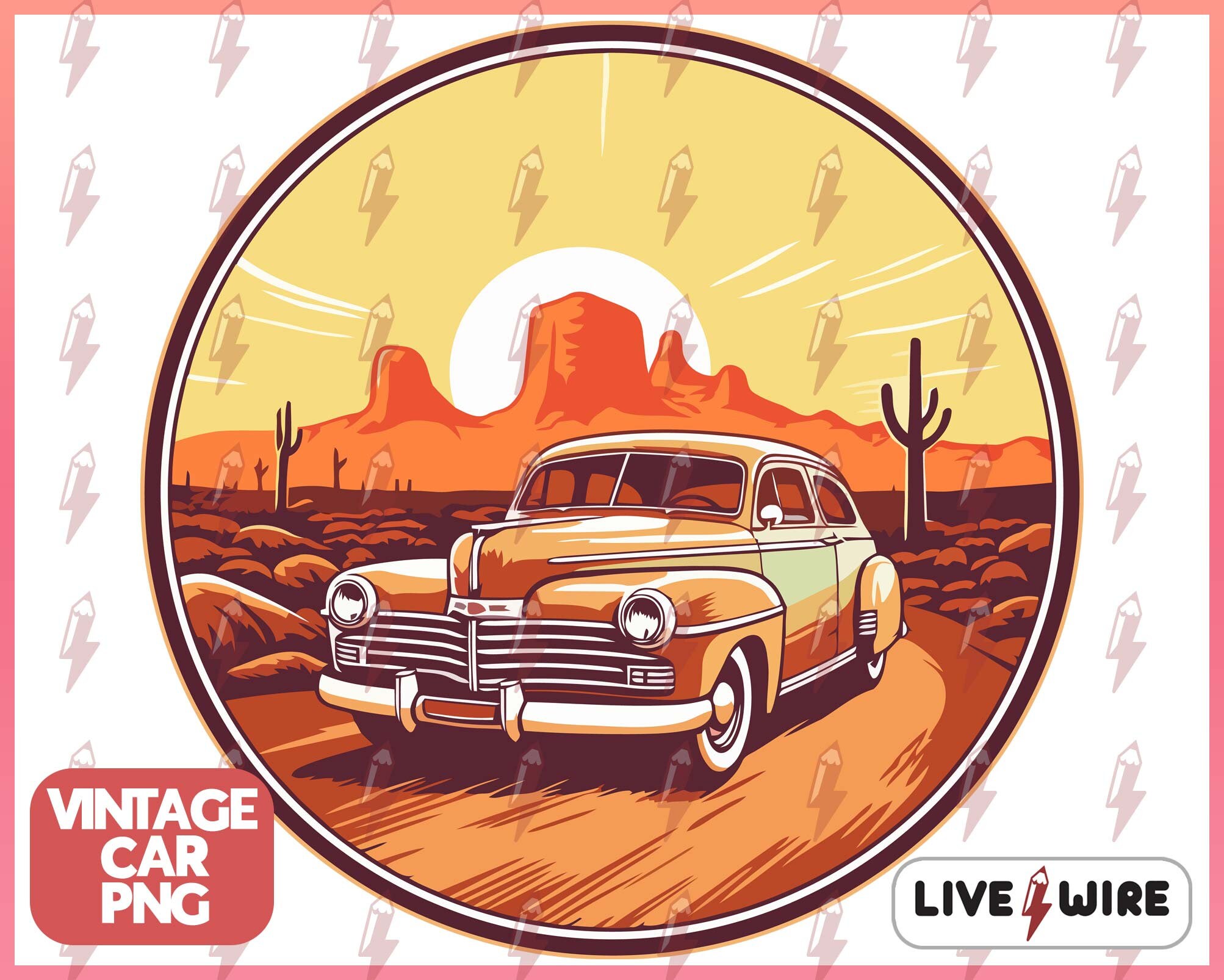 Desert Clip Art Vintage