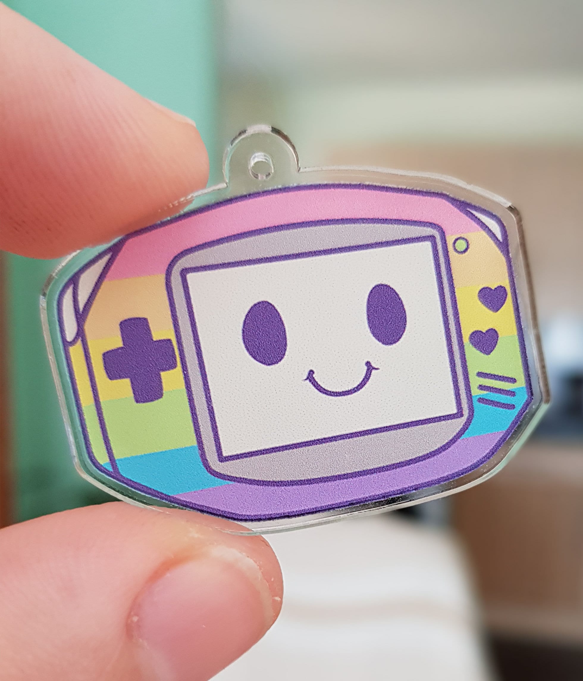 Kawaii - Rainbow - Designer - Gamer - Acrylic - Charms - Accessories ...