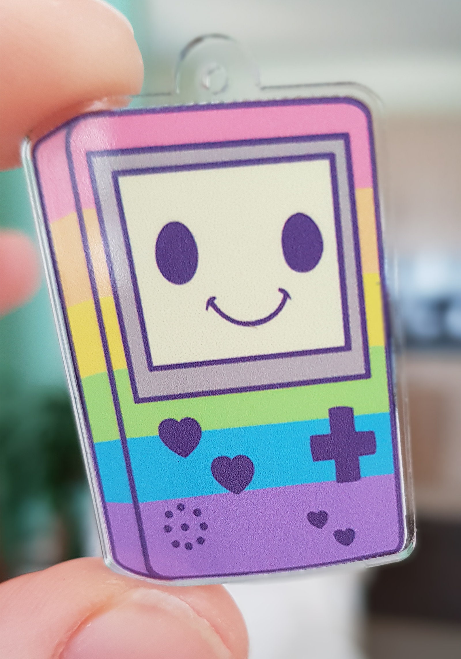 Kawaii - Rainbow - Designer - Gamer - Acrylic - Charms - Accessories ...