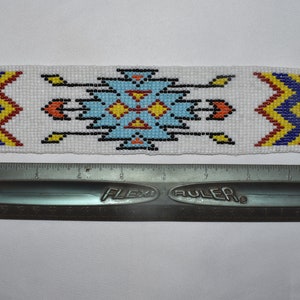 Beaded Strips Traditionally for Native American Headdress/regalia - Etsy