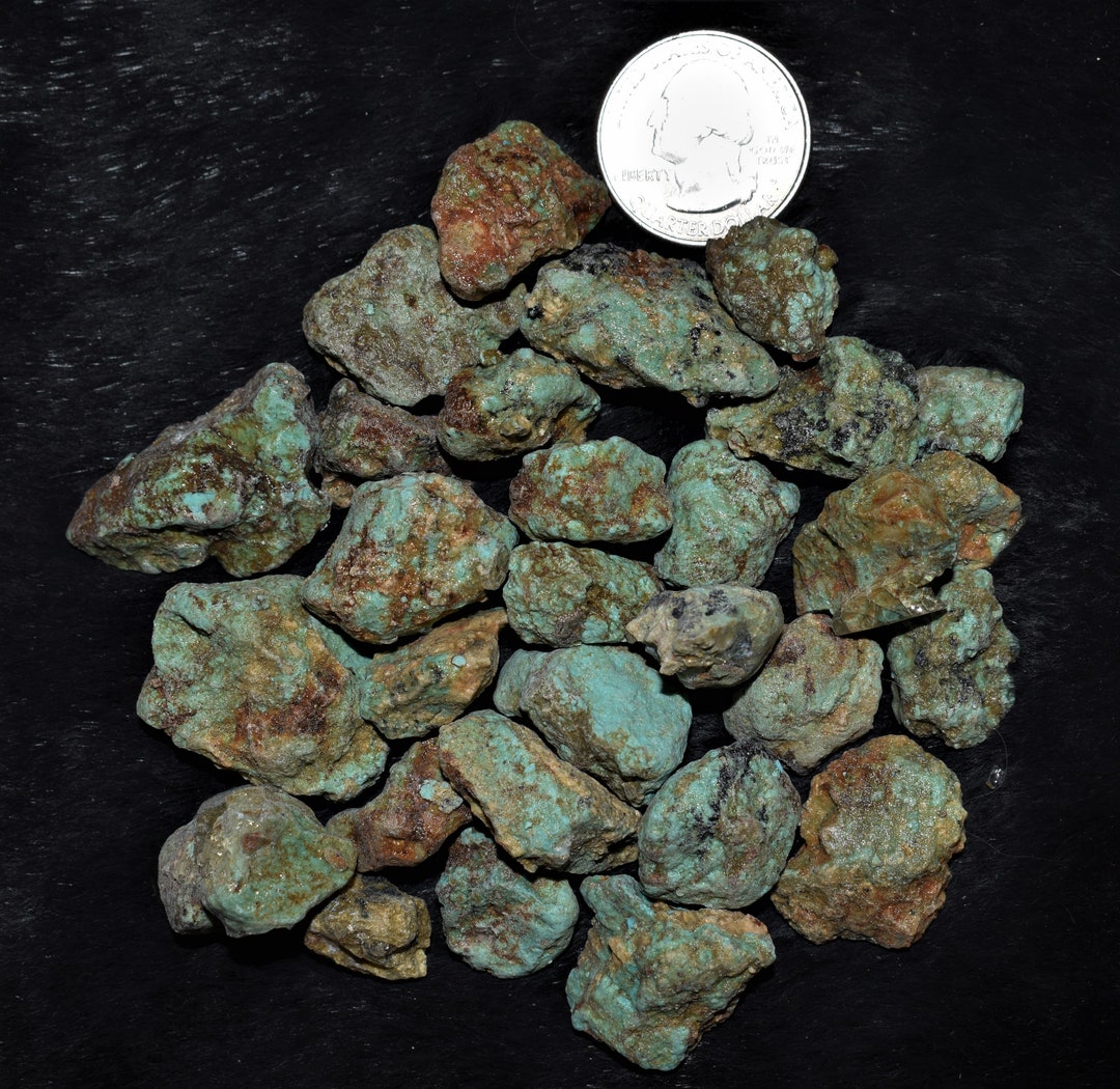 Rough Evans Mine Turquoise/quarter Pound Lot - Etsy