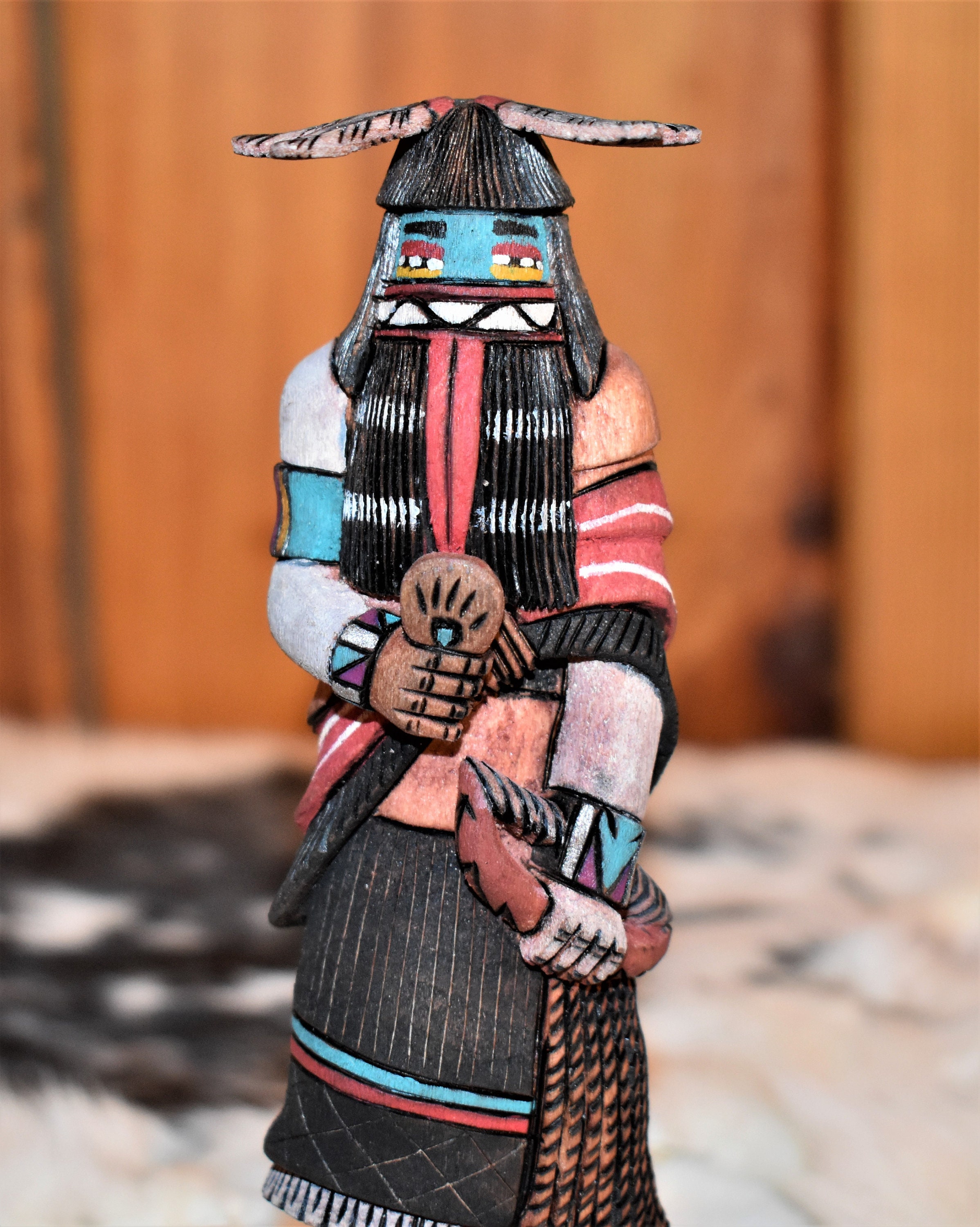 Traditional Hopi Heoto Mana Katsina Carving/made by Brian - Etsy