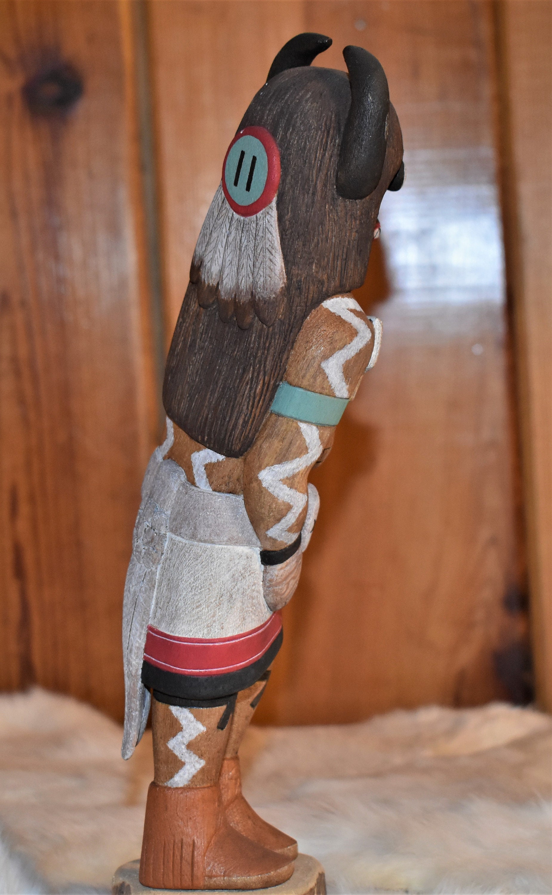 Traditional Hopi Buffalo Katsina/made by Herb Talahaftewa | Etsy