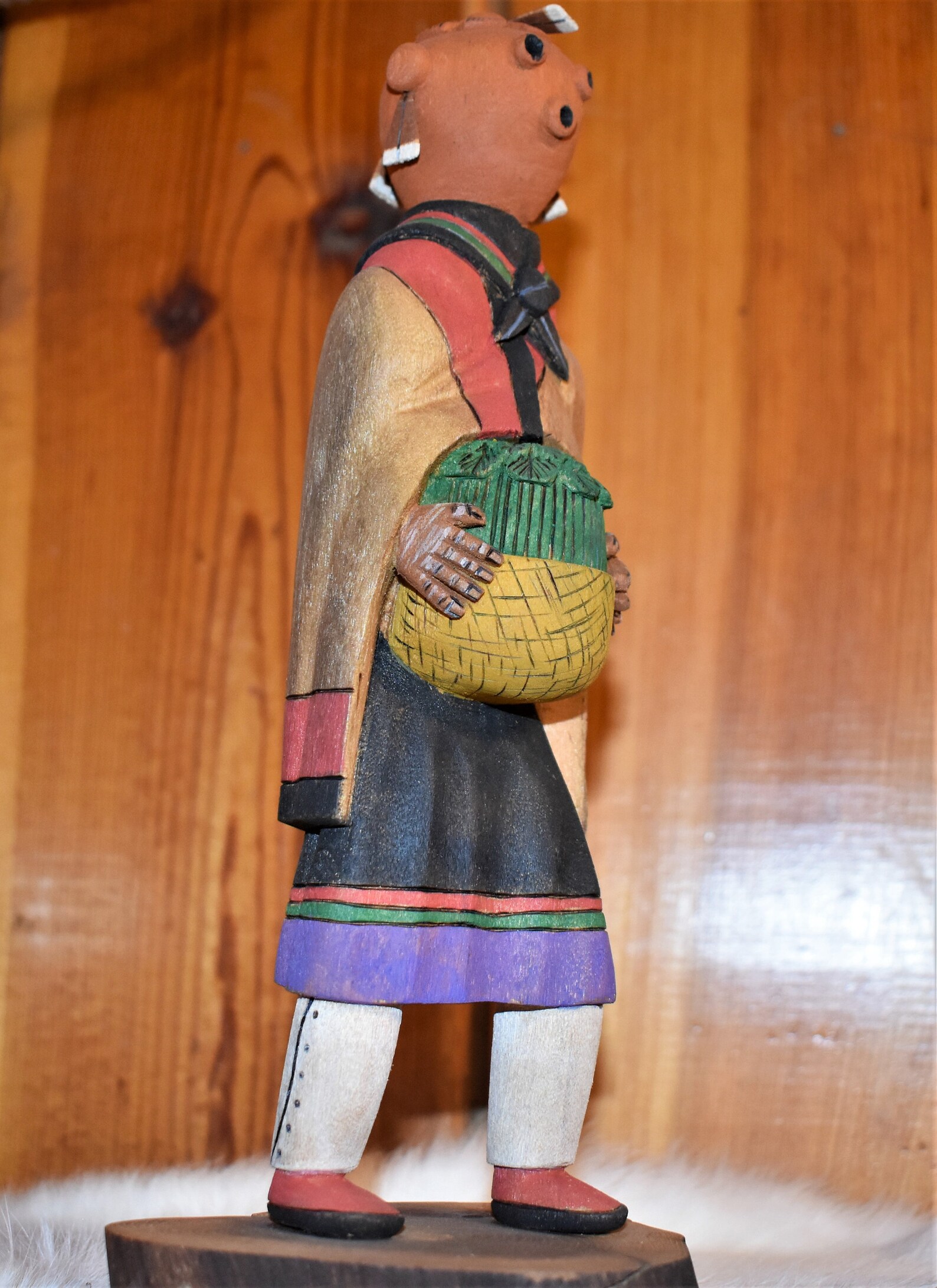 Traditional Hopi Mudhead Koyemsi Katsina/Made by Richard | Etsy