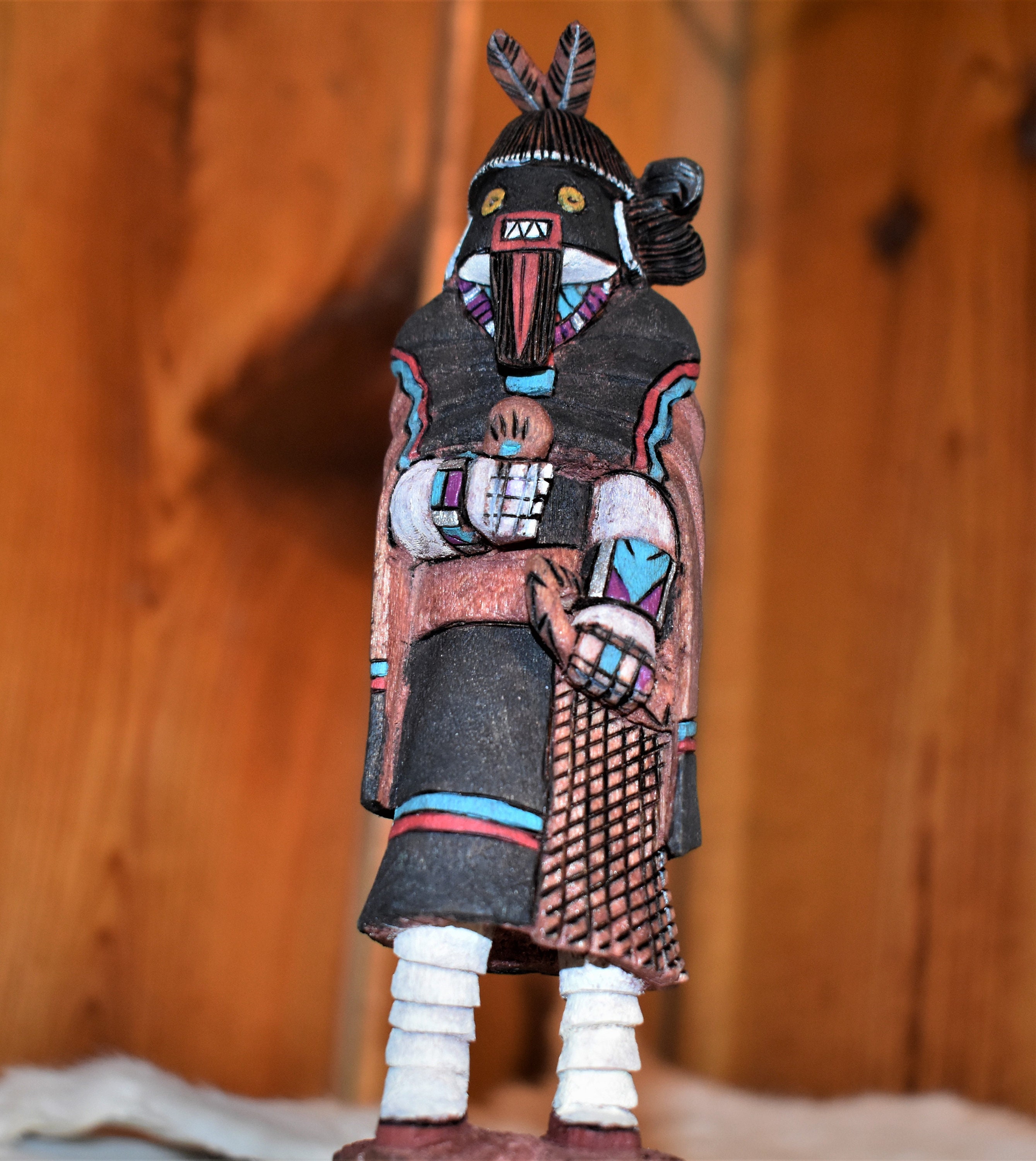 Traditional Hopi Warrior Maiden ogre Woman Katsina - Etsy