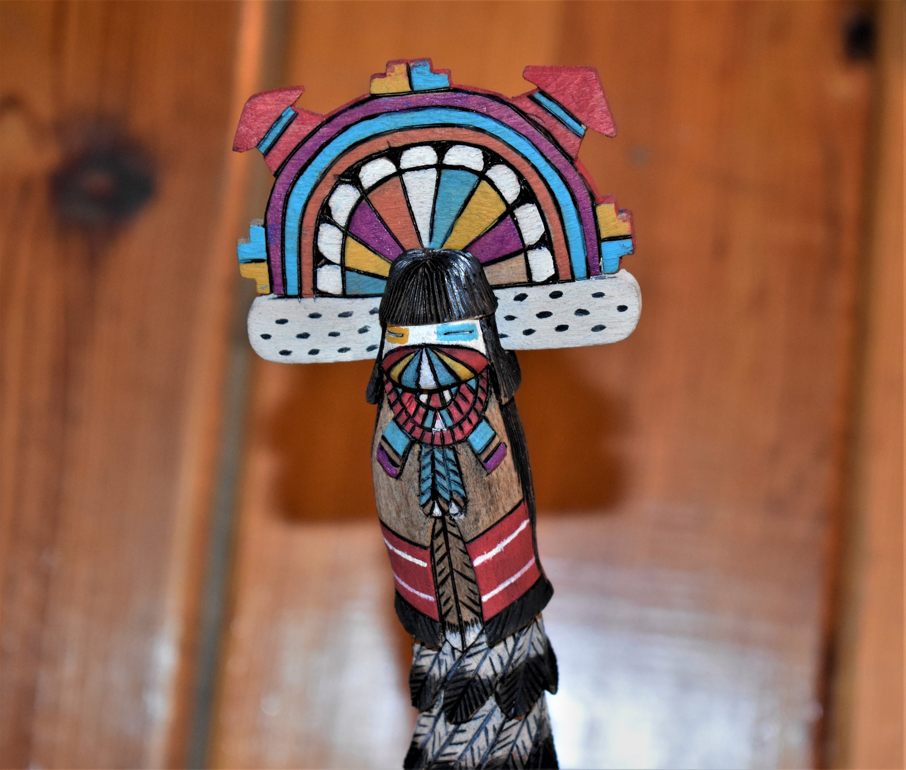 Traditional Hopi Prayers for Rain Shalako Double Sided Katsina - Etsy