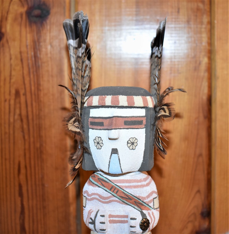 Traditional Hopi Wall Hanging Comanche Katsina/made by Chester ...