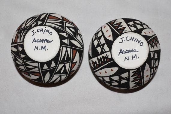 Art & Collectibles Hand Painted Ceramic Acoma Bowls/Made by Jeanne ...