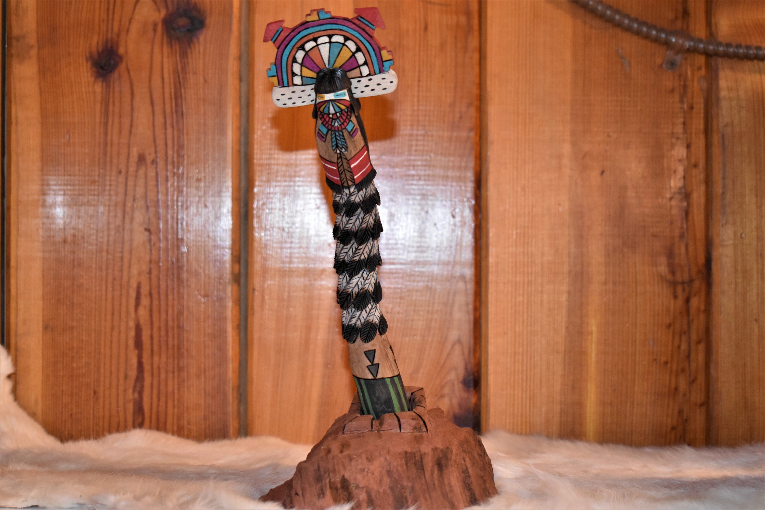 Traditional Hopi Prayers for Rain Shalako Double Sided Katsina - Etsy