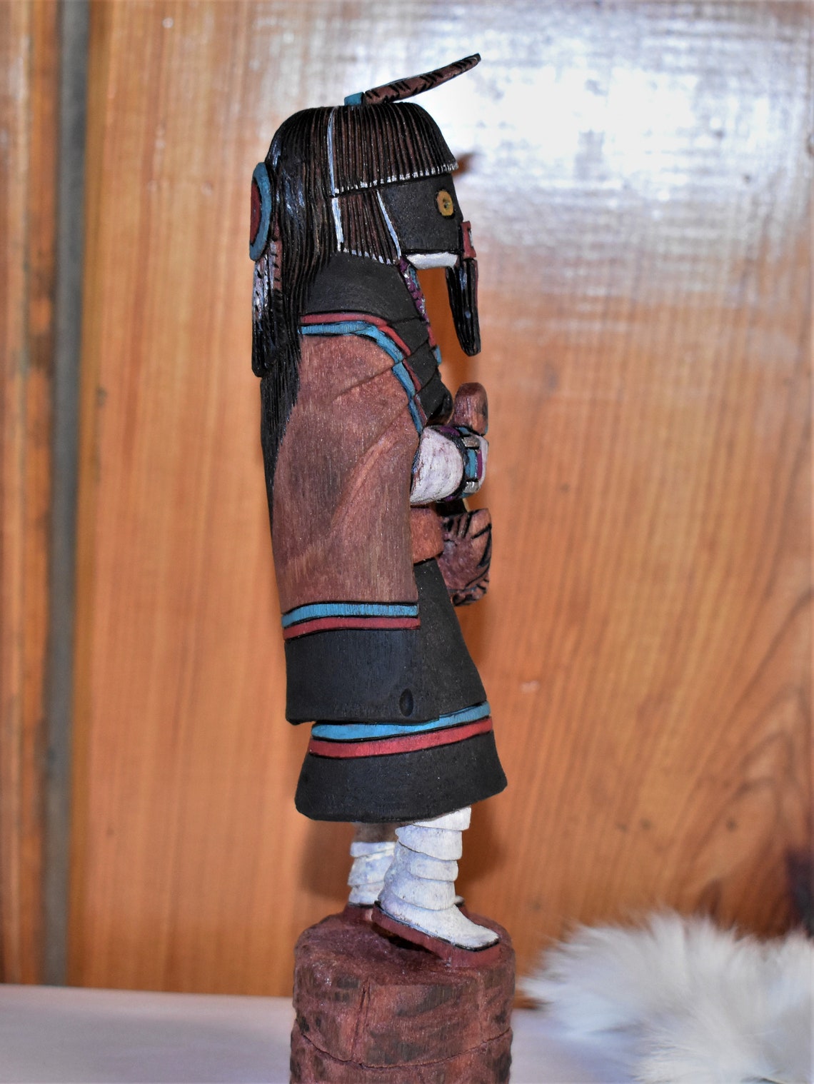 Traditional Hopi Warrior Maiden ogre Woman Katsina - Etsy