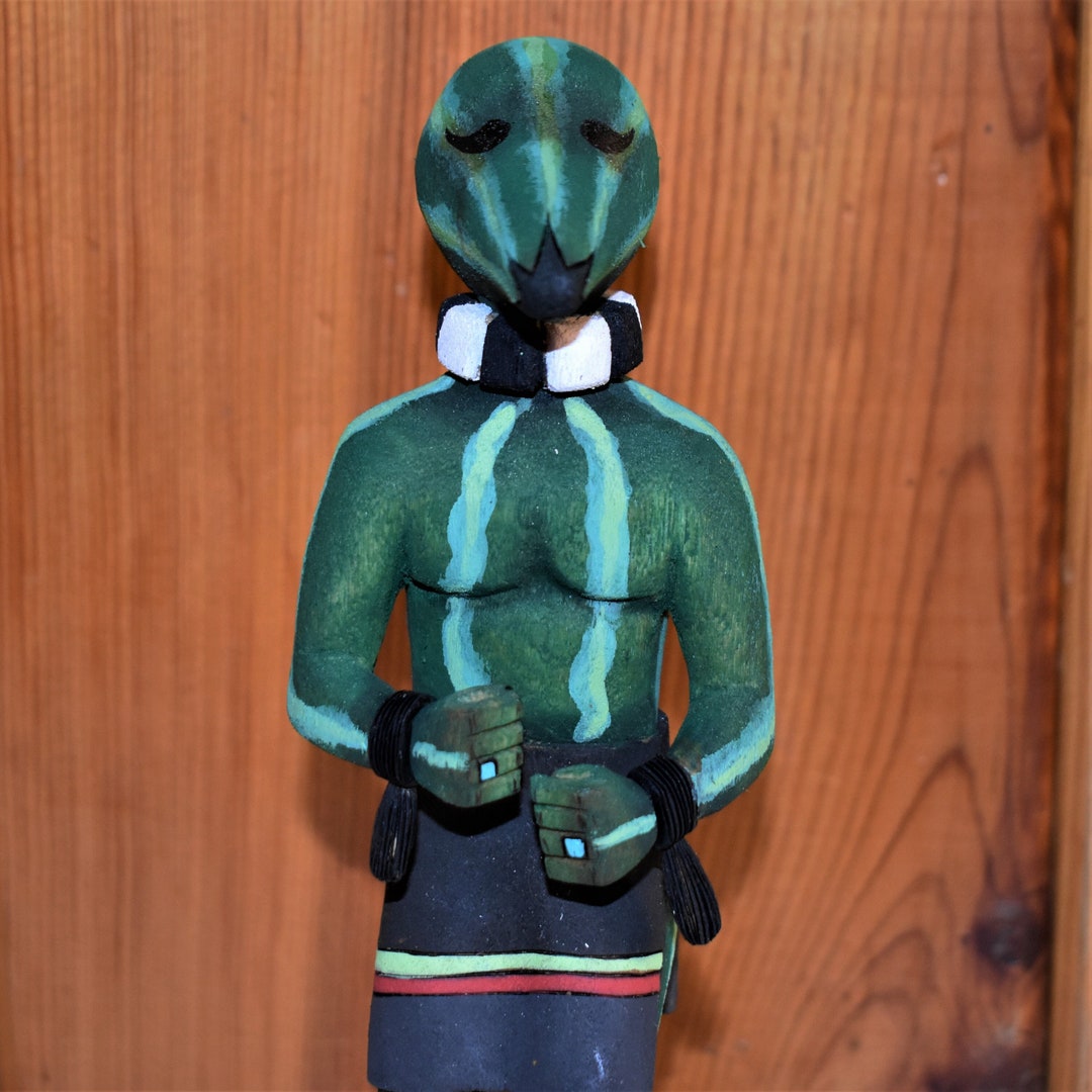 Traditional Hopi Squash Boy Kastina/made by Malcolm Cheromiah - Etsy