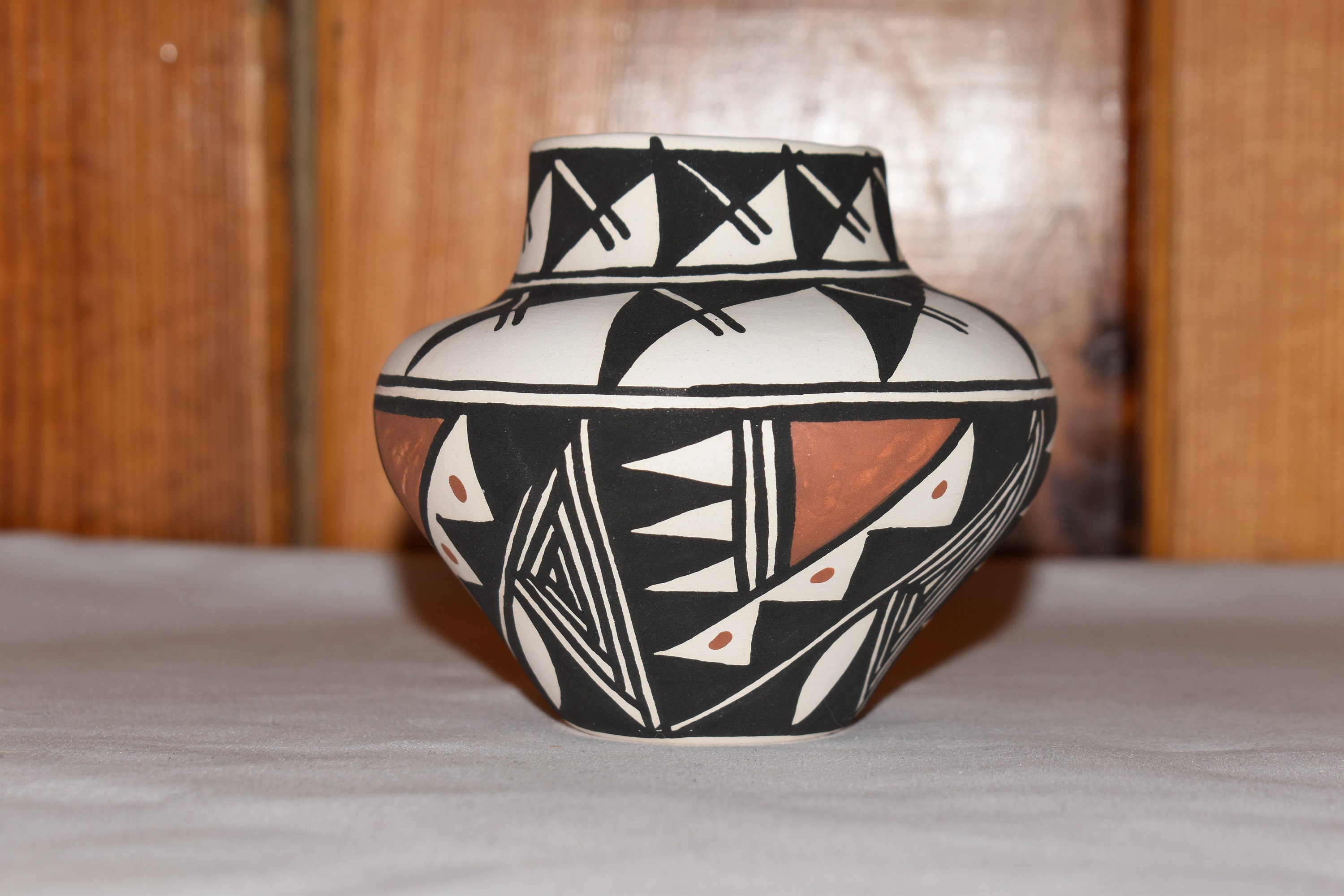 Art & Collectibles Hand Painted Ceramic Acoma Bowls/Made by Jeanne ...