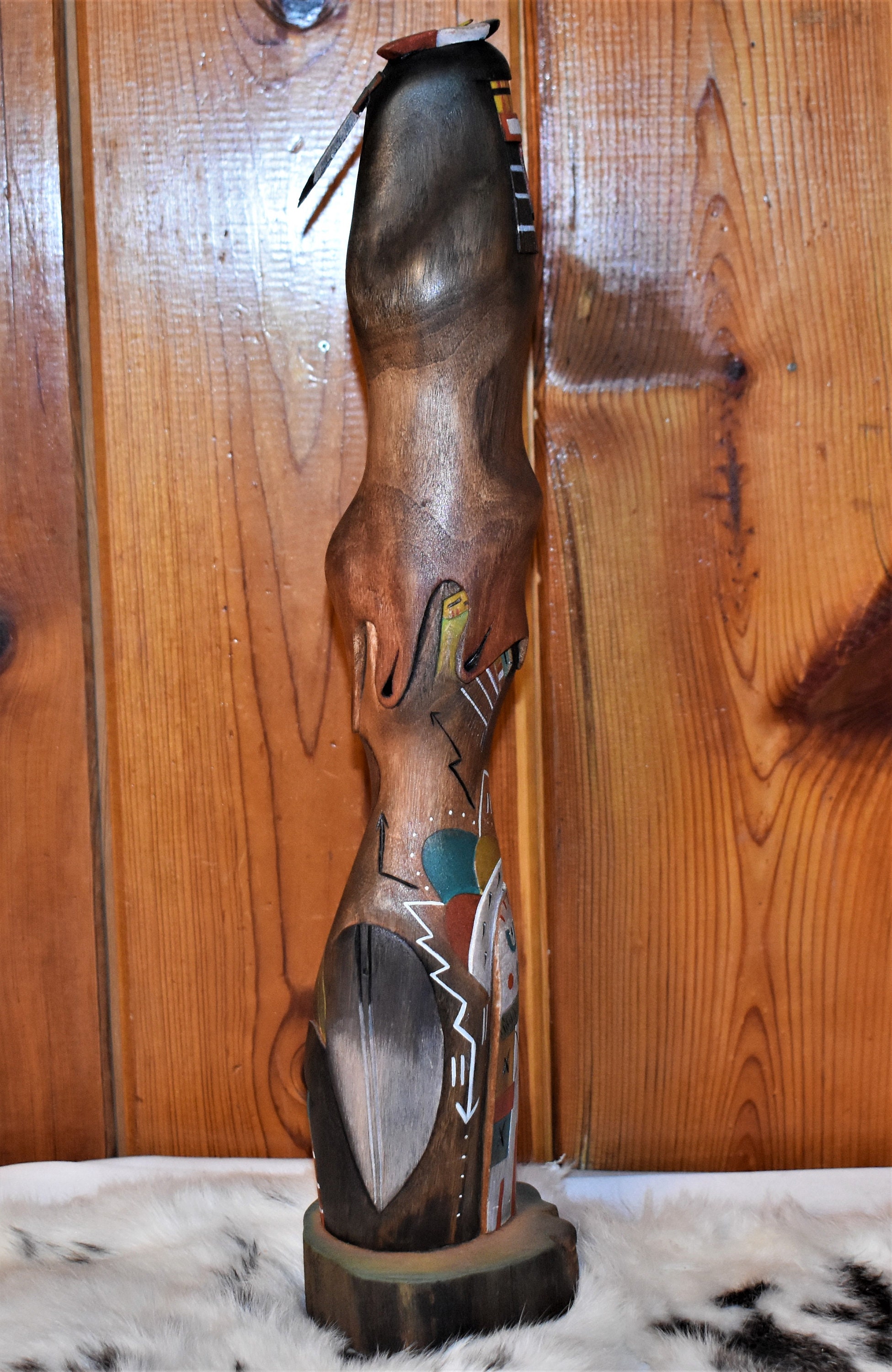 Traditional Hopi Comanche Komantci Katsina/Made by Ted | Etsy