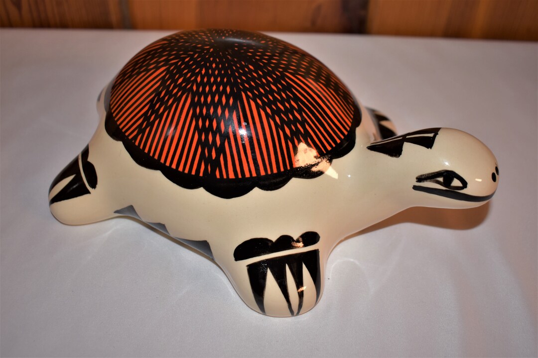 Glazed Ceramic Acoma Turtles/made by Linda Concho - Etsy