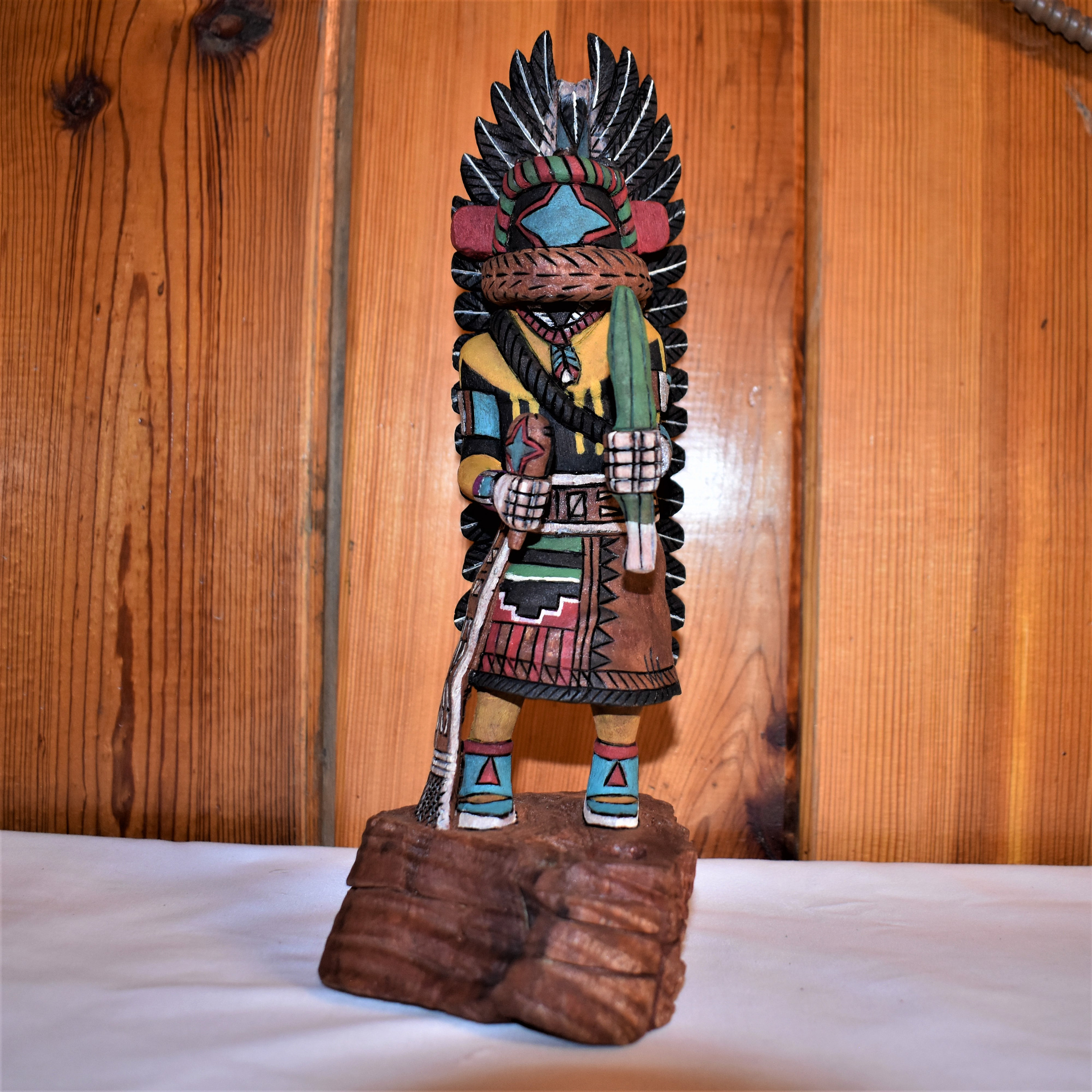 Museum Quality Traditional Hopi Chasing Star (nangasohh) Kachina/made ...