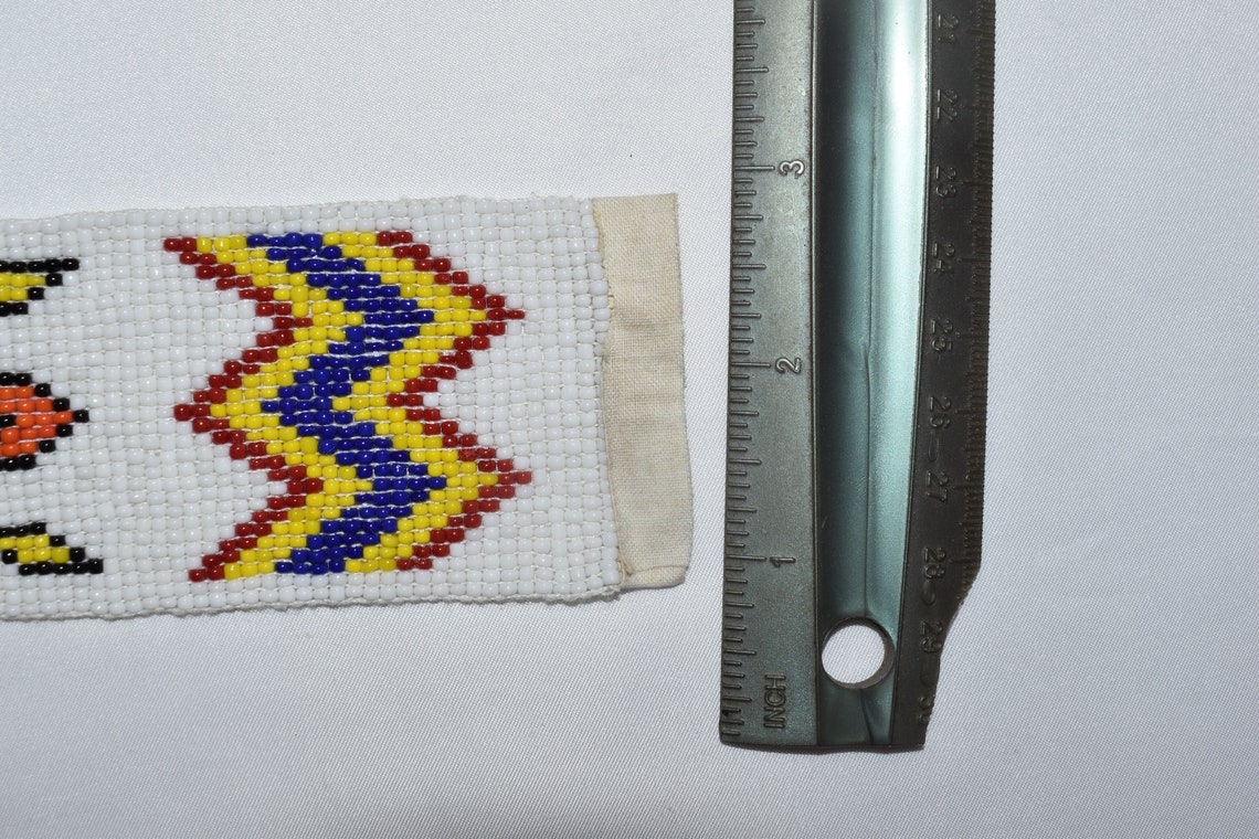 Beaded Strips Traditionally for Native American Headdress/regalia - Etsy