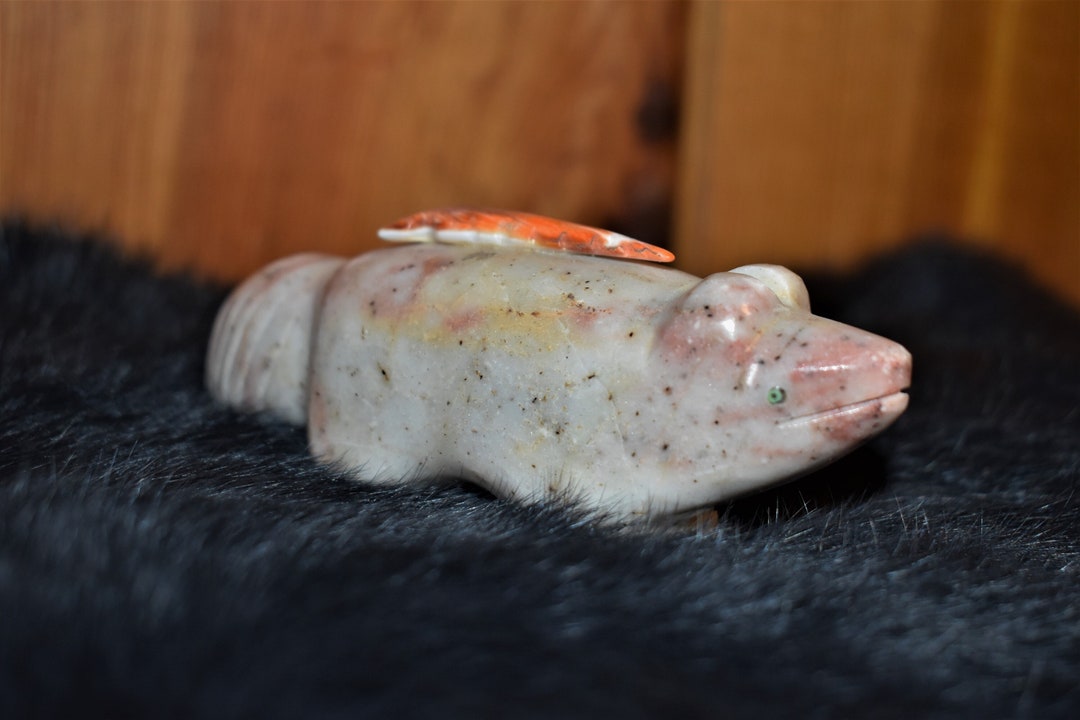 Vintage Navajo Hand Carved Badger Fetish - Etsy