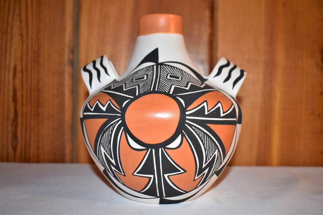 Vintage Ceramic Acoma Water Jug - Etsy