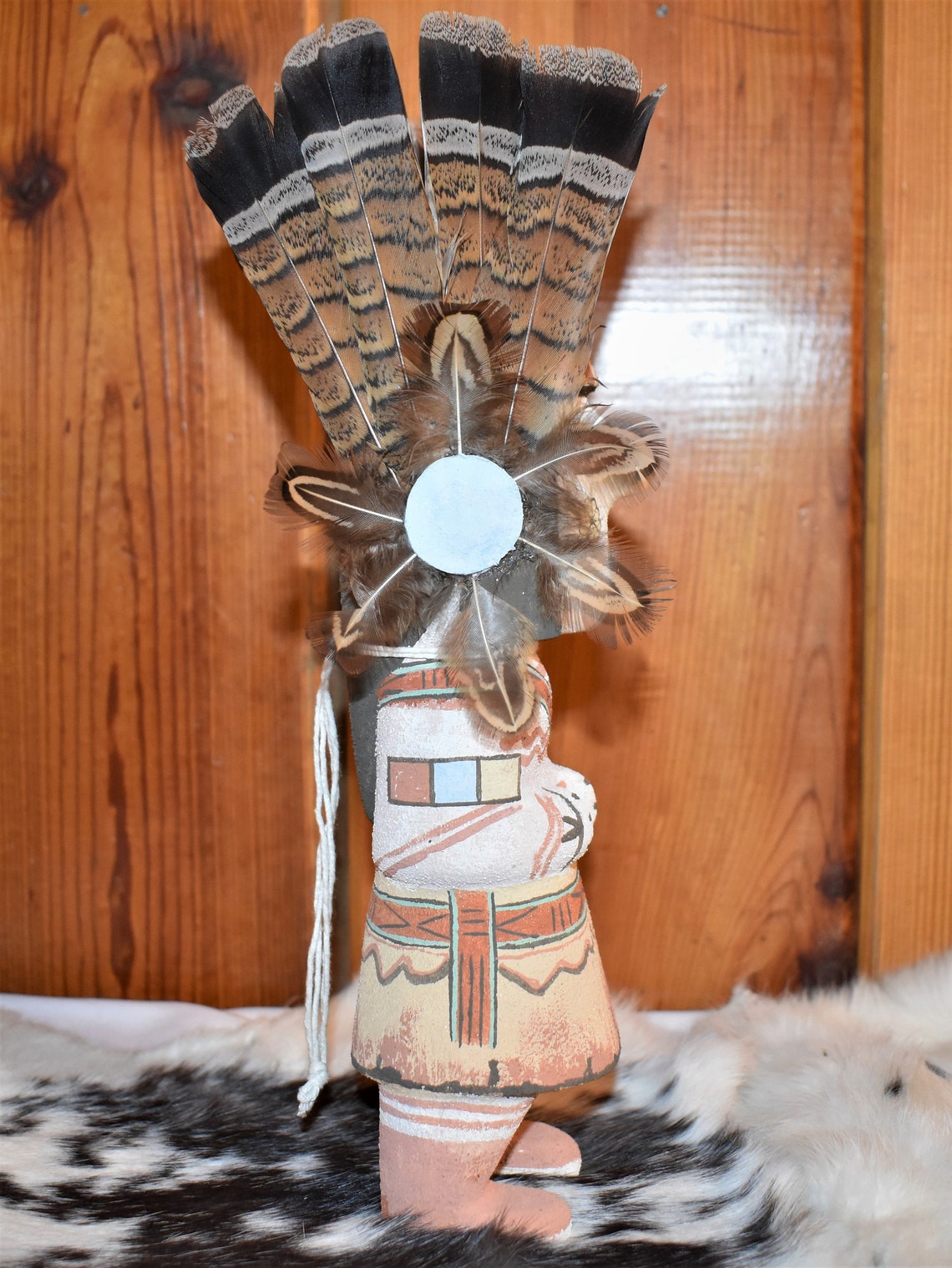 Traditional Hopi Wall Hanging Comanche Katsina/made by Chester ...