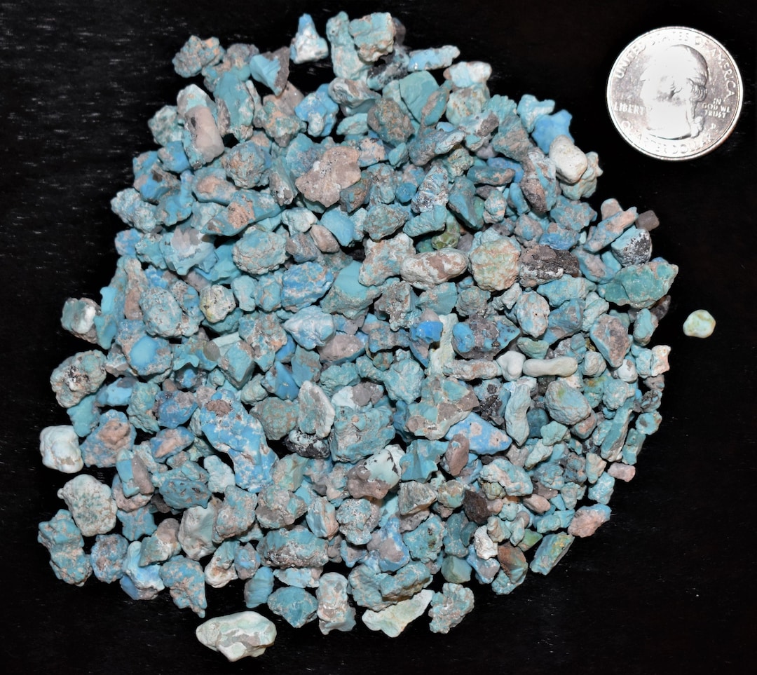 Natural and Rough Morenci Turquoise/quarter Pound Lot/small Nuggets - Etsy