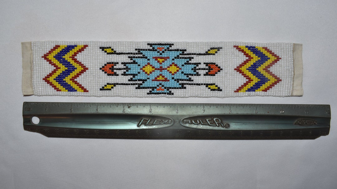 Beaded Strips Traditionally for Native American Headdress/regalia - Etsy