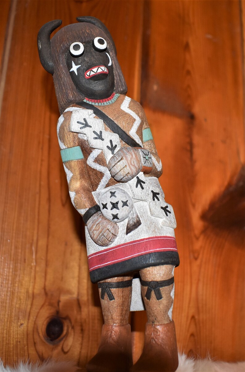 Traditional Hopi Buffalo Katsina/made by Herb Talahaftewa | Etsy