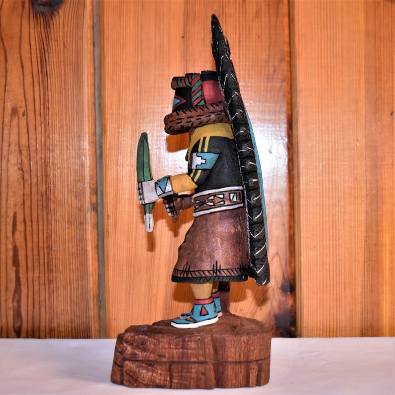 Museum Quality Traditional Hopi Chasing Star (nangasohh) Kachina/made ...