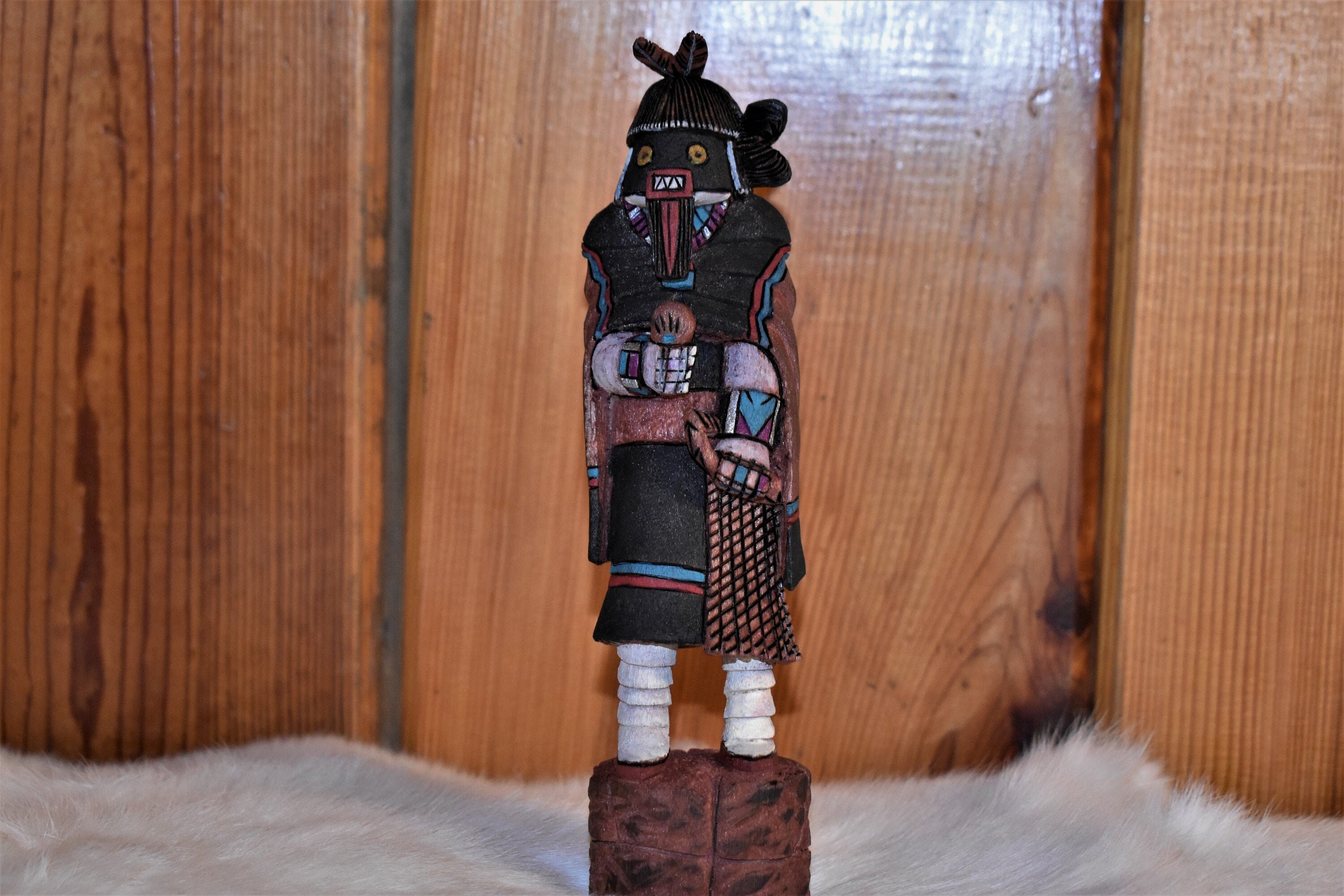 Traditional Hopi Warrior Maiden ogre Woman Katsina | Etsy