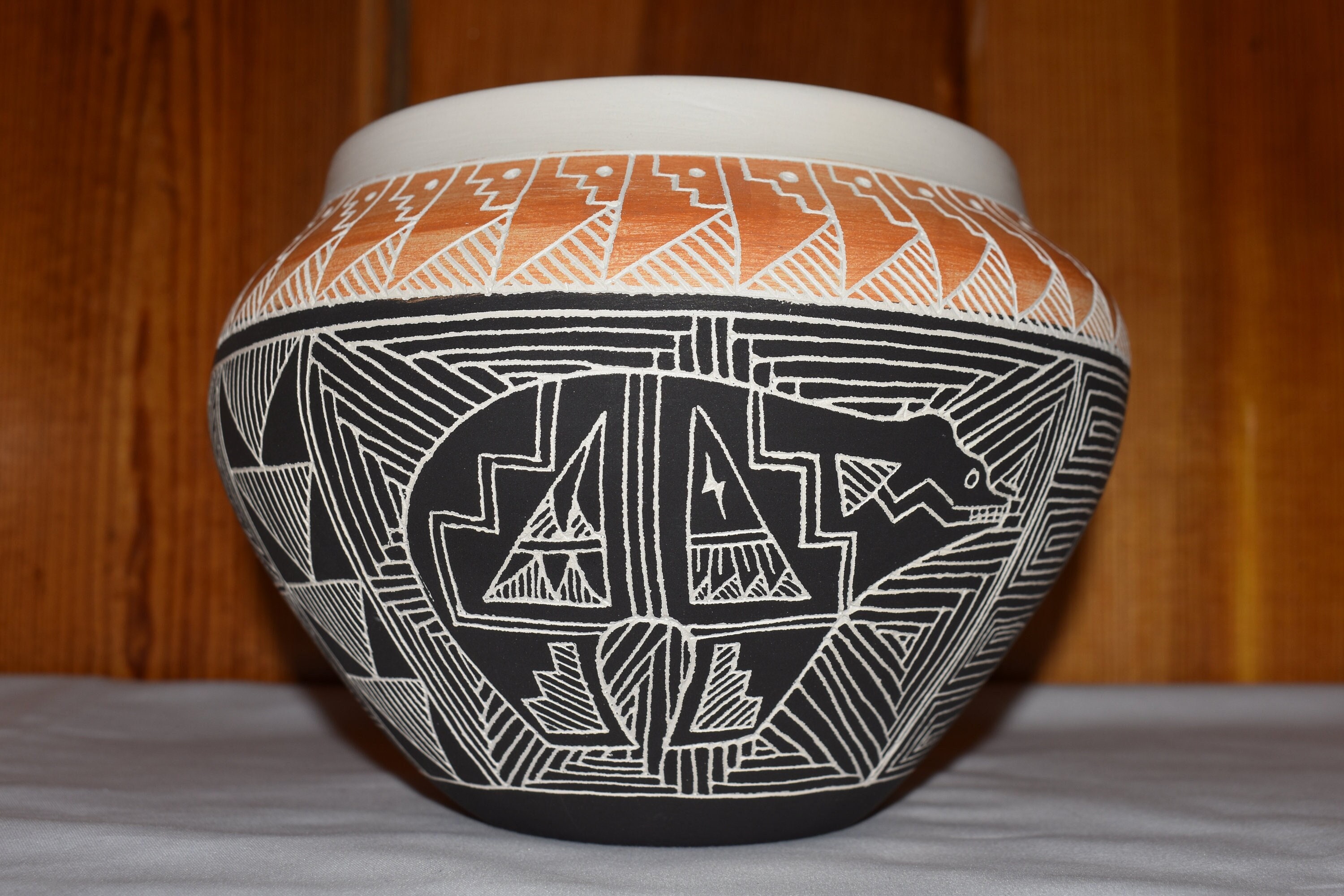 Art & Collectibles Hand Painted Ceramic Acoma Bowls/Made by Jeanne ...