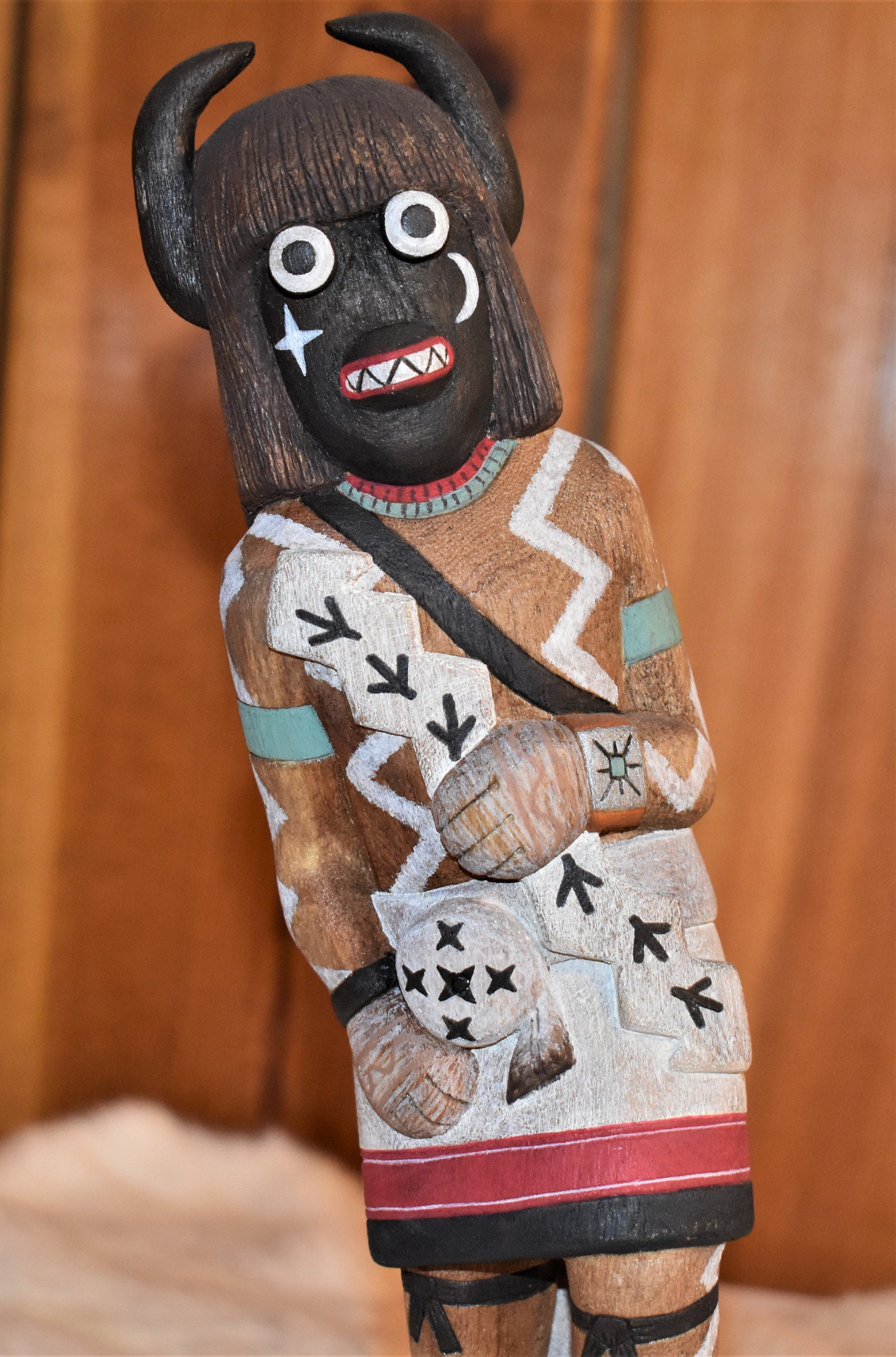 Traditional Hopi Buffalo Katsina/made by Herb Talahaftewa | Etsy