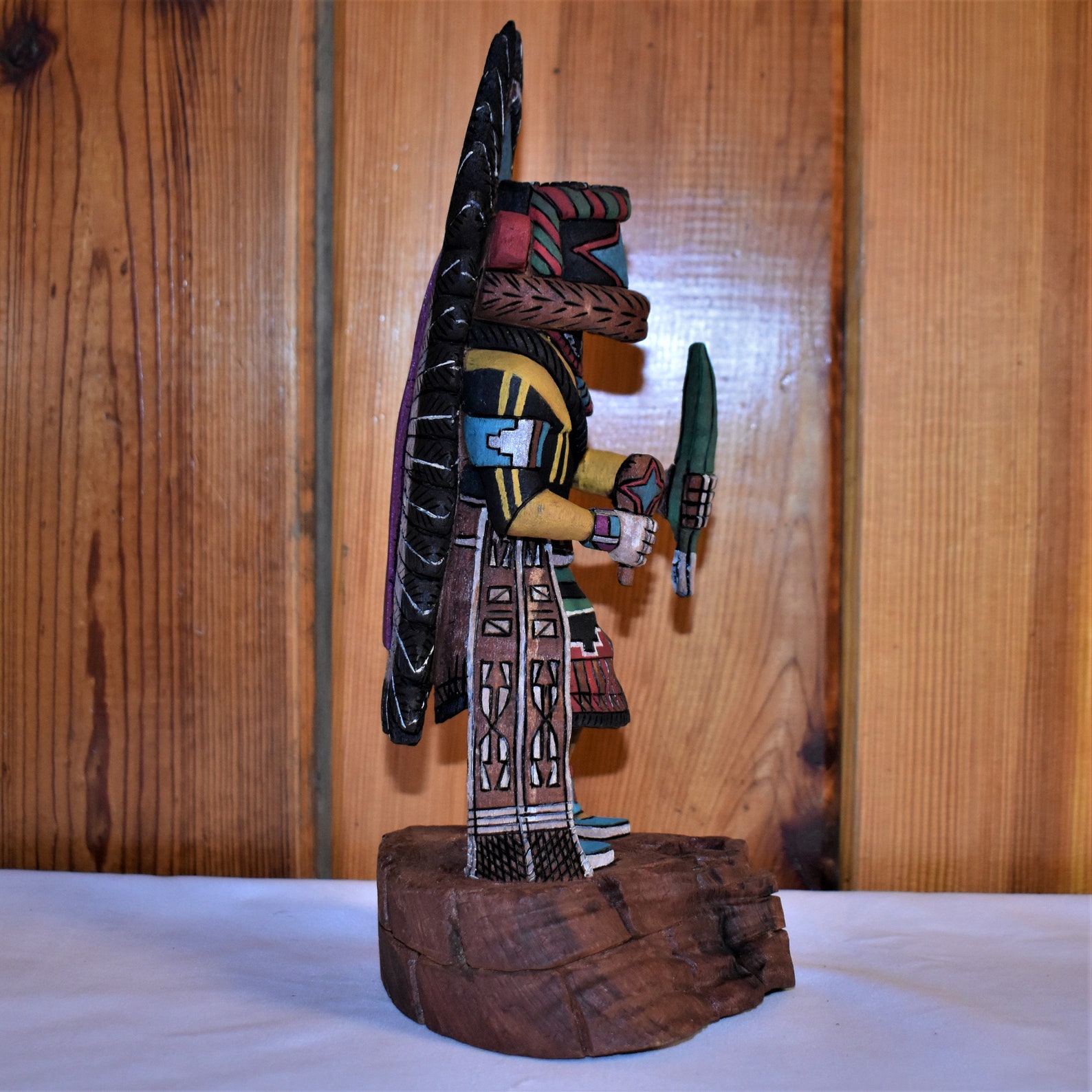 Museum Quality Traditional Hopi Chasing Star (nangasohh) Kachina/made ...