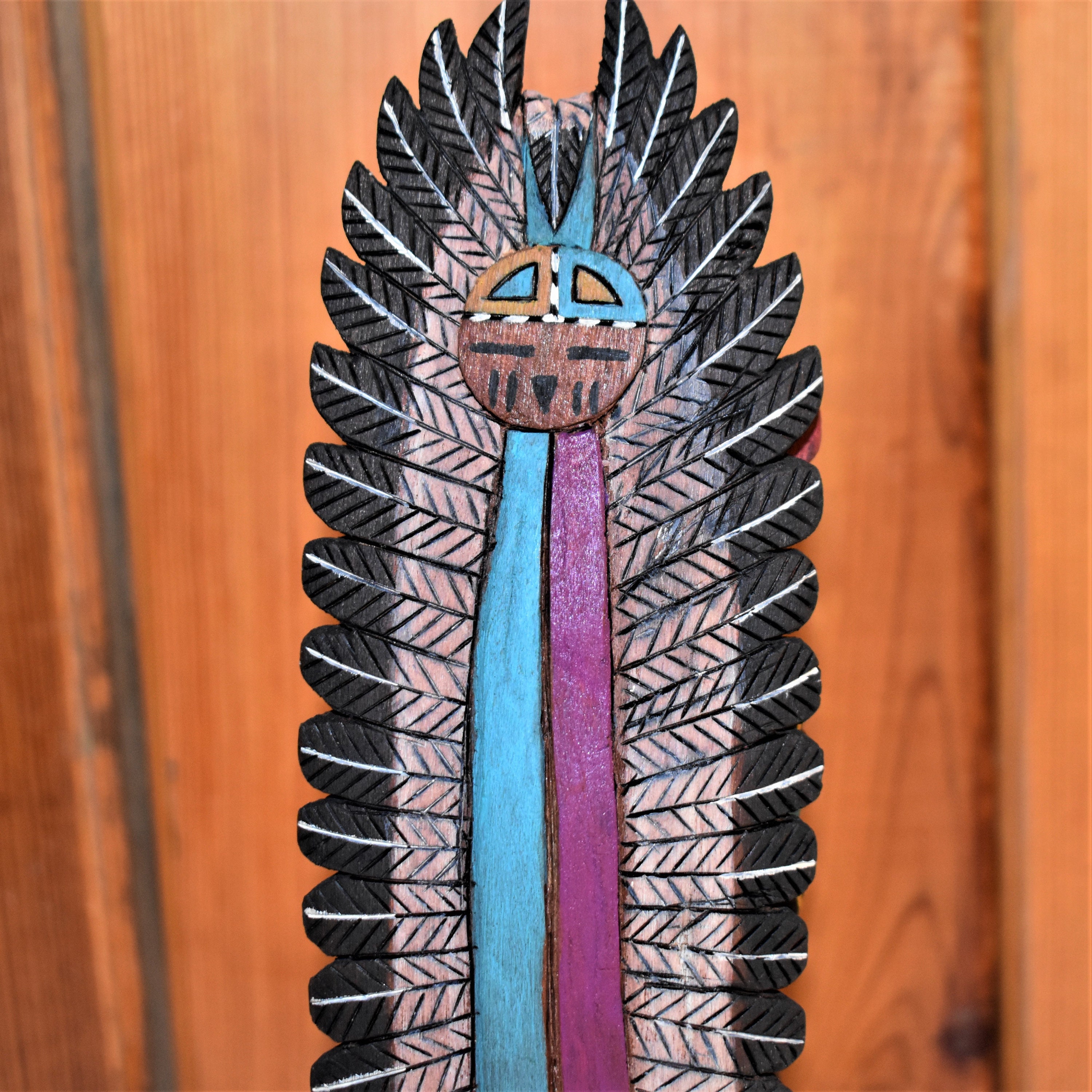 Museum Quality Traditional Hopi Chasing Star (nangasohh) Kachina/made ...