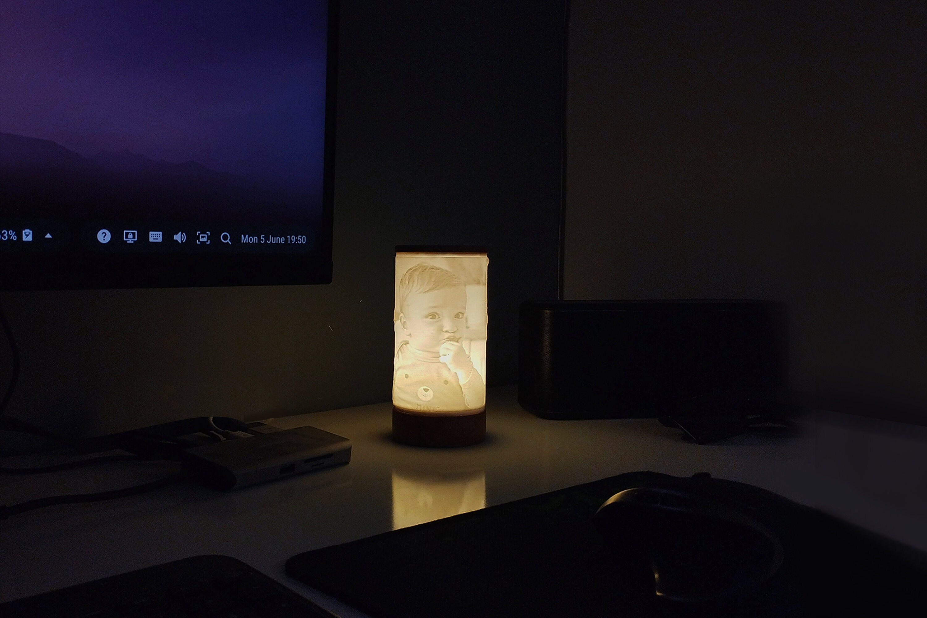 Personalized 3D Printed Lamp With Photo for Unique Wedding Gift and ...