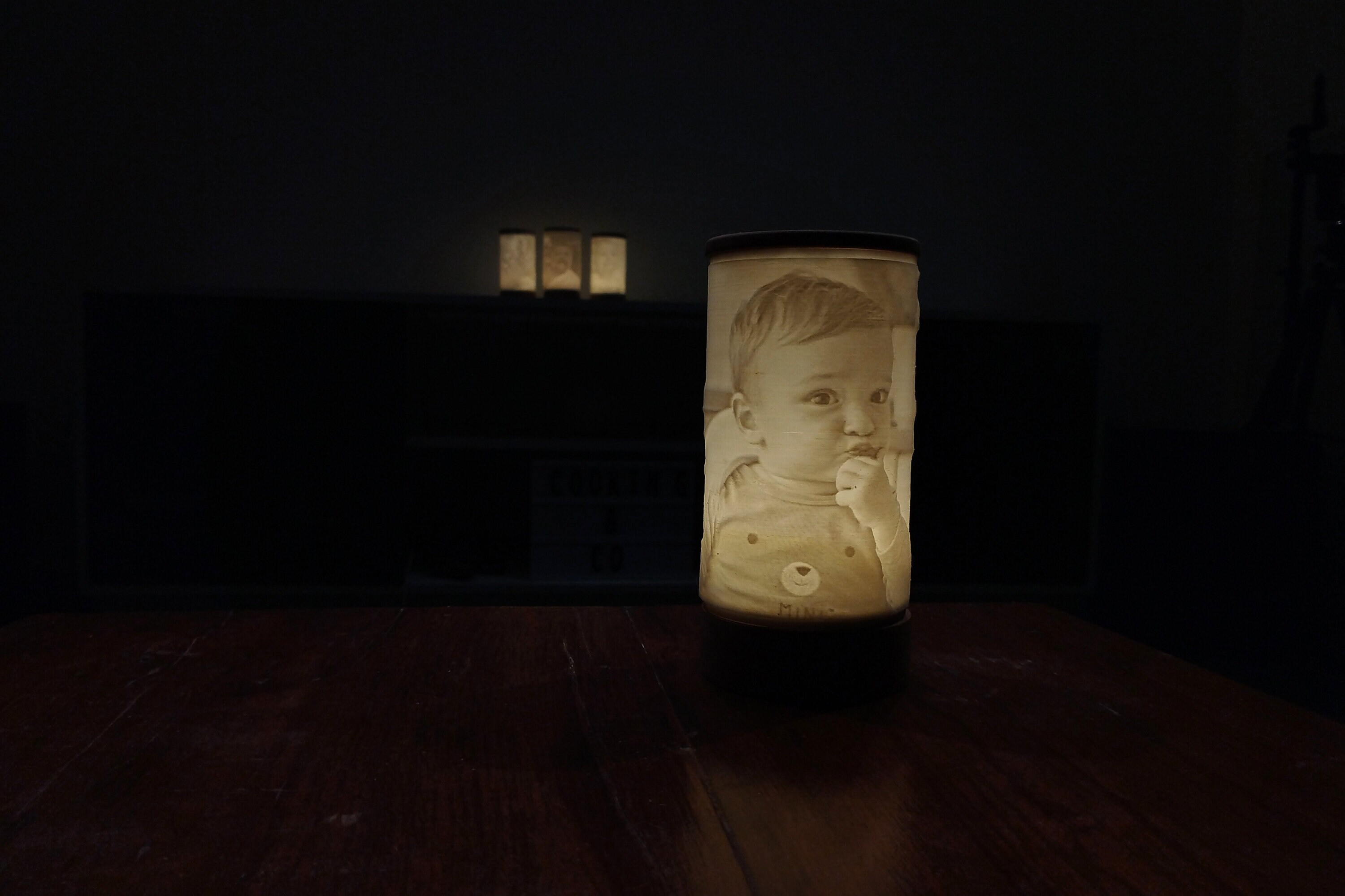 Personalized 3D Printed Lamp With Photo for Unique Wedding Gift and ...