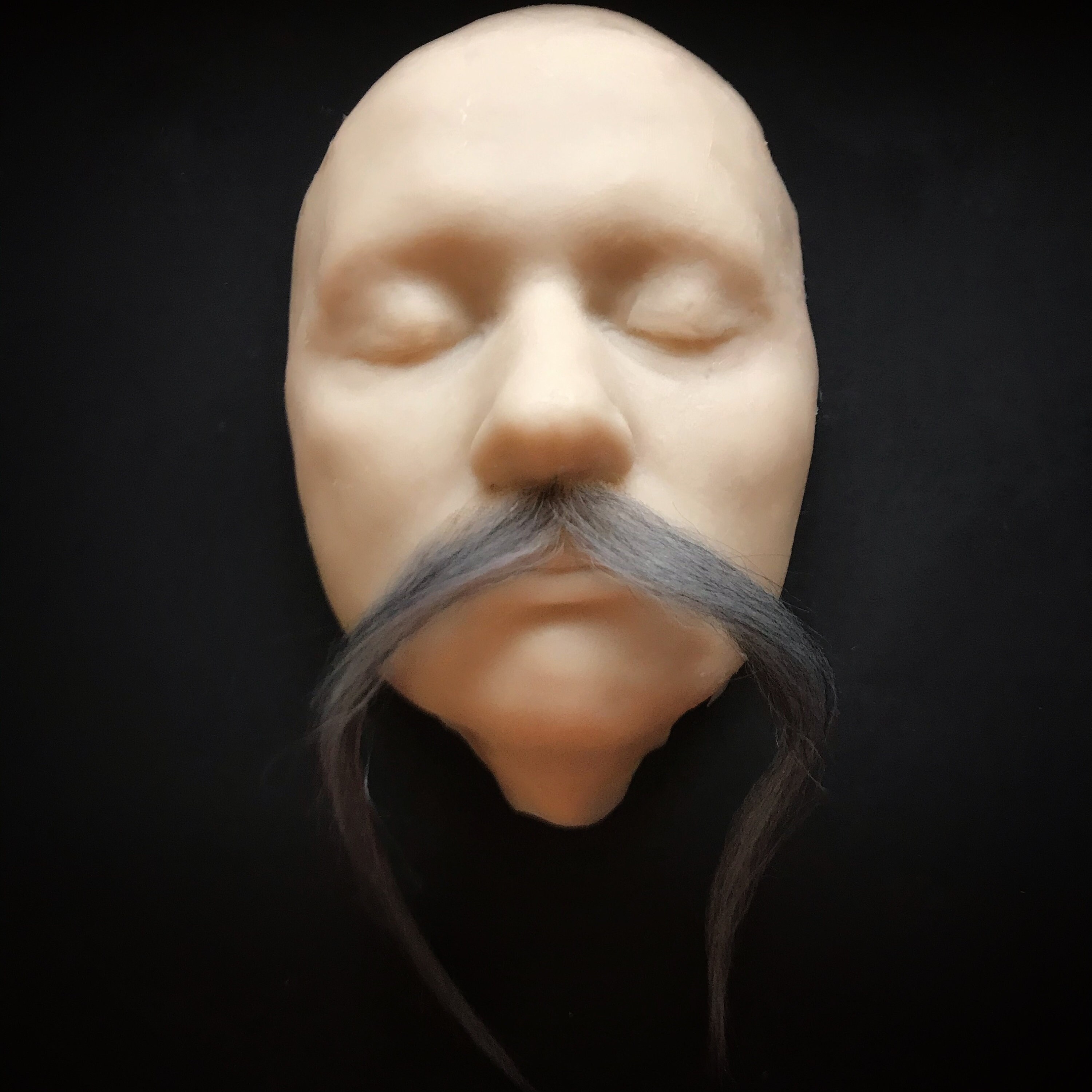 Realistic false gray mustache | Etsy