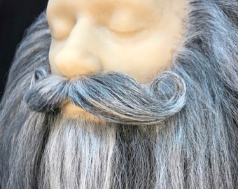 Fake Gray Realistic Beard - Etsy