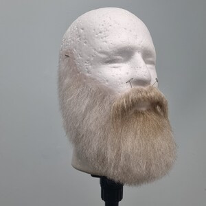 White Fake Beard and Mustache of Baylan Skoll - Etsy