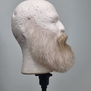 White Fake Beard and Mustache of Baylan Skoll - Etsy
