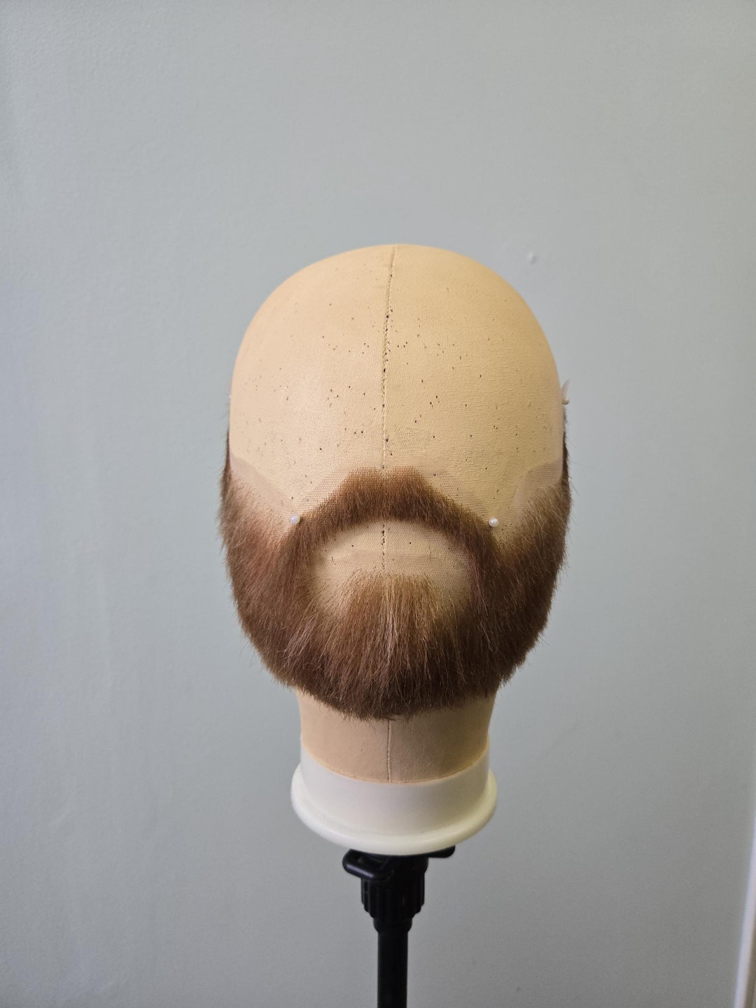 Red Short Fake Beard and Mustache - Etsy