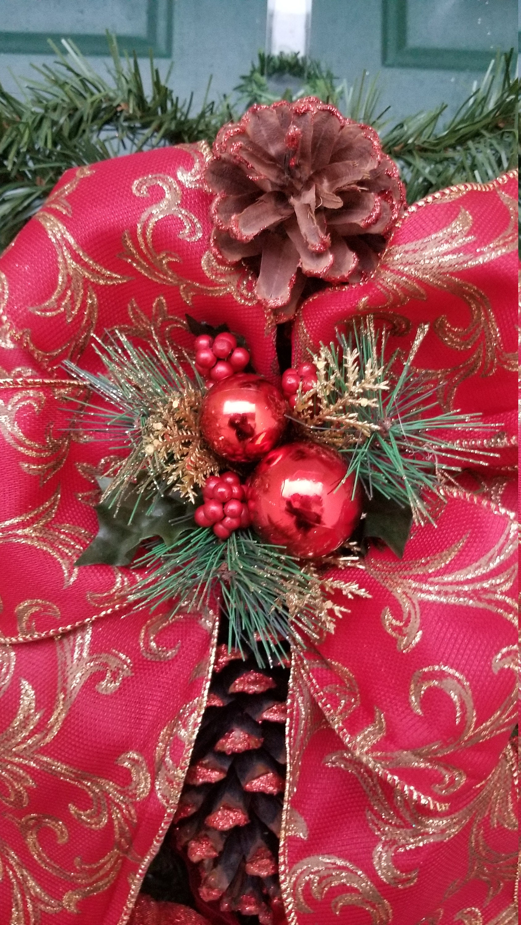 Christmas Swag, Door Swag, Swag, Holiday Swag, Elegant Swag, Christmas ...